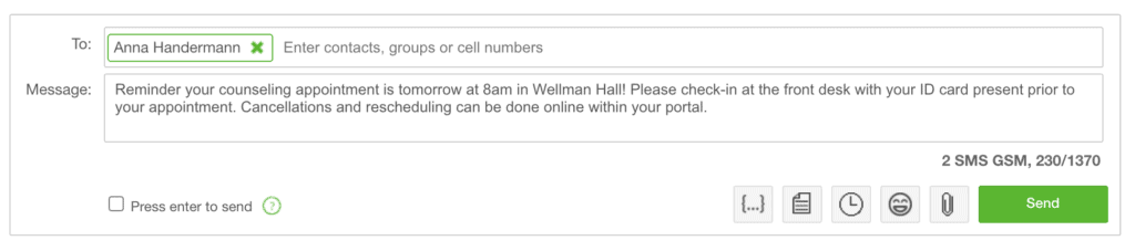 10 SMS Examples for Texting in College Admissions | SendHub
