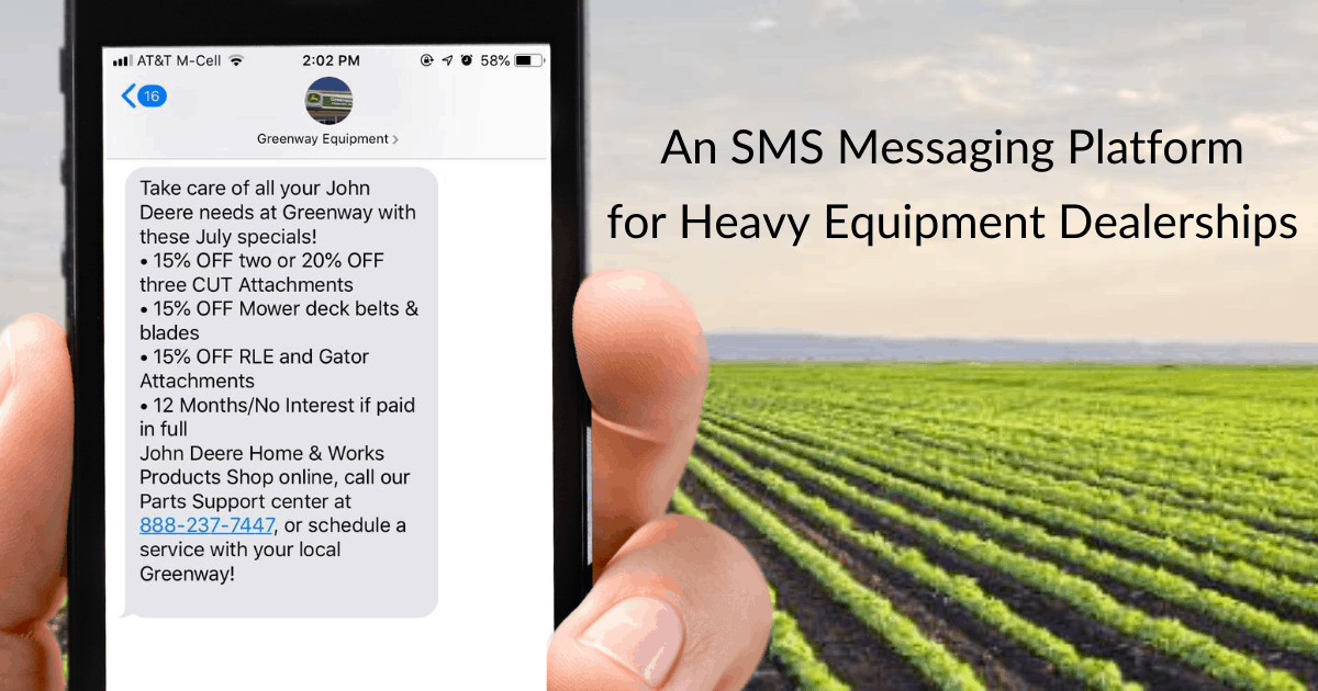 An SMS Messaging Platform for Heavy Equipment Dealerships | SendHub