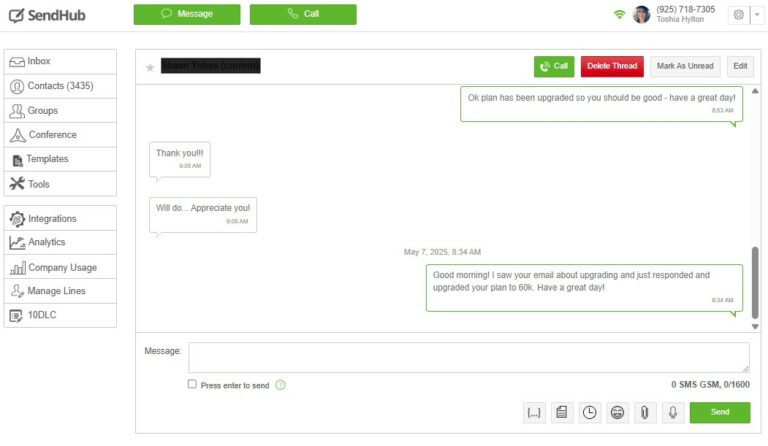 Business Text Messaging & SMS Marketing Service | SendHub