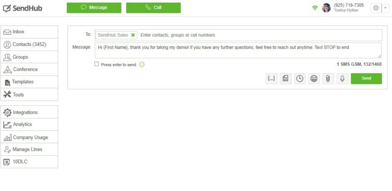 Business Text Messaging & SMS Marketing Service | SendHub
